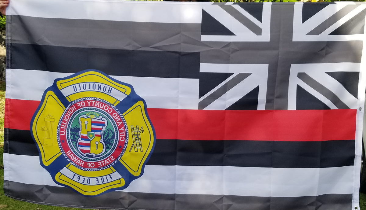 HFD Honolulu Fire Department Flags – ALLKINESTUFF